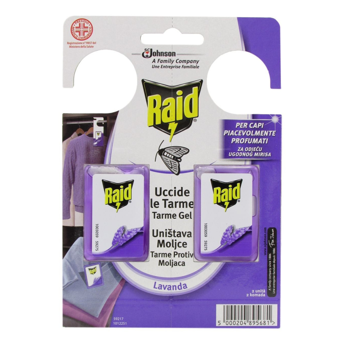 Raid tarme gel lavanda x 2 - Drogheria Olimpia Shop Online