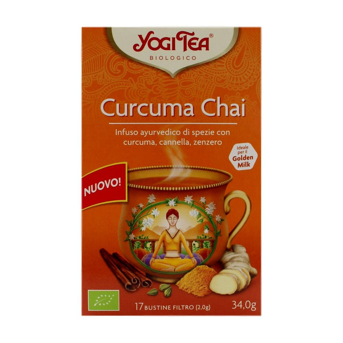 Yogi Tea Curcuma Chai 17 Bustine – Drogheria Olimpia Online