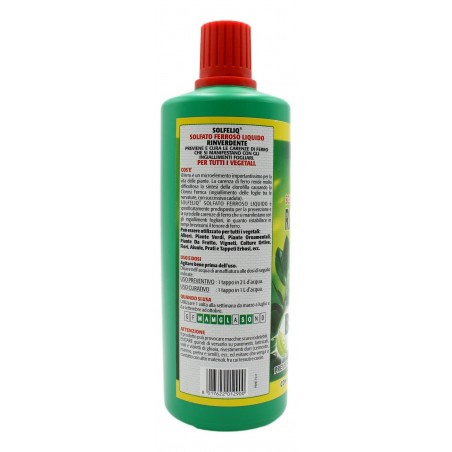 Sepran Solfeliq Solfato Ferroso Liquido Rinverdente 1 Kg
