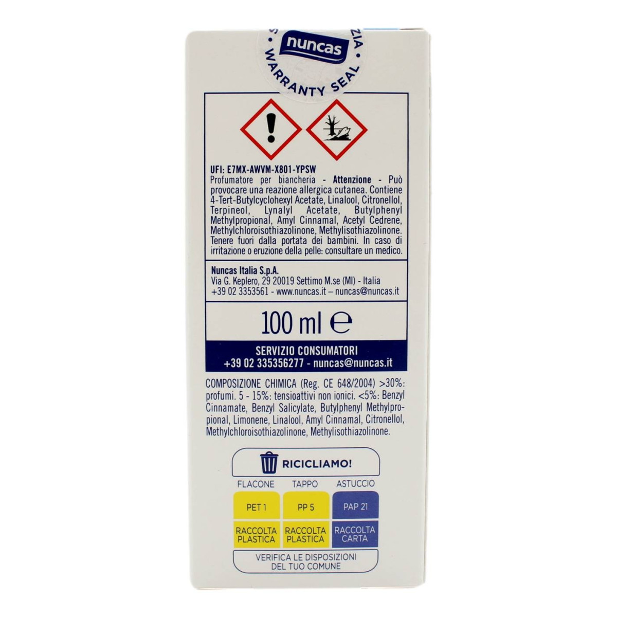 Nuncas Drops Profuma Biancheria Classic 100 ML- Drogheria Olimpia