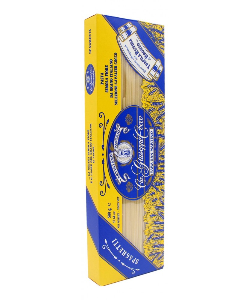 Cav. Giuseppe Cocco Semola Fiore Da Grano Italiano Spaghetti 500 Gr