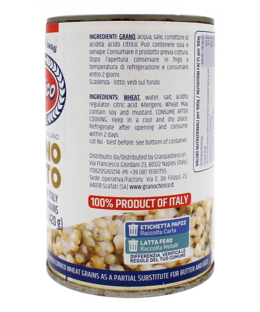 Chirico Grano Cotto 420 Gr – Drogheria Olimpia Shop Online