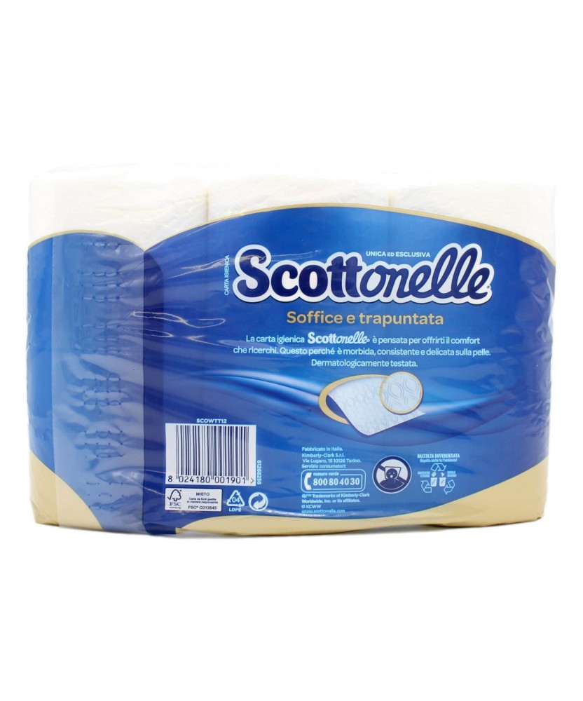 Scottonelle carta igienica x12 rotoli - Drogheria Olimpia Online