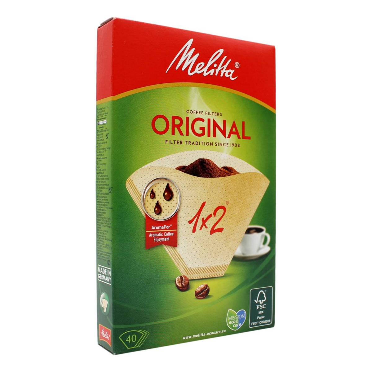 Melitta Filtri 1x2 40 Pezzi – Drogheria Olimpia Shop Online