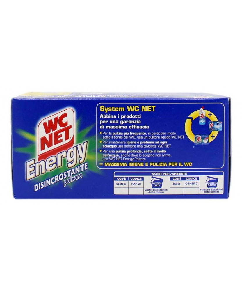 Wc net energy disincrostante polvere 4x60 gr - Drogheria Olimpia