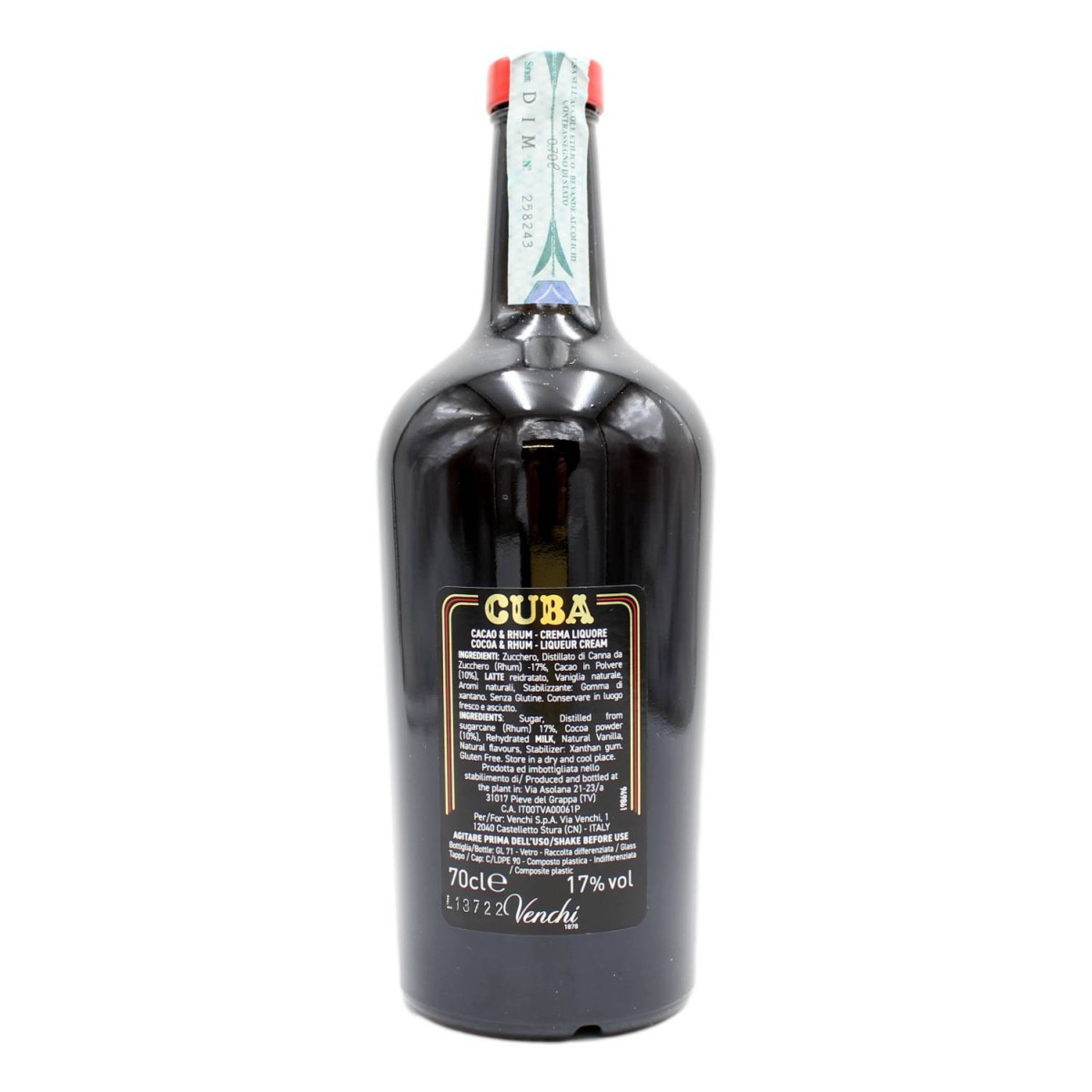 Venchi Rhum Chocolate Cream - Drogheria Olimpia Online