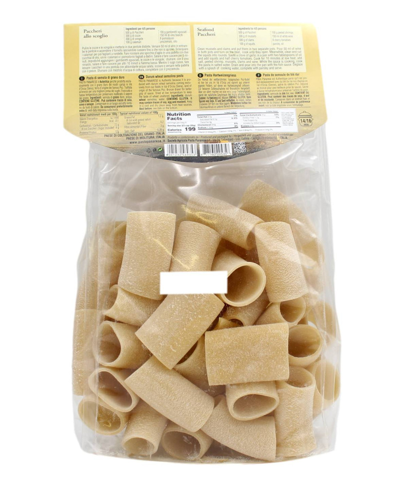 Pasta Panarese Paccheri 500 Gr – Drogheria Shop Online