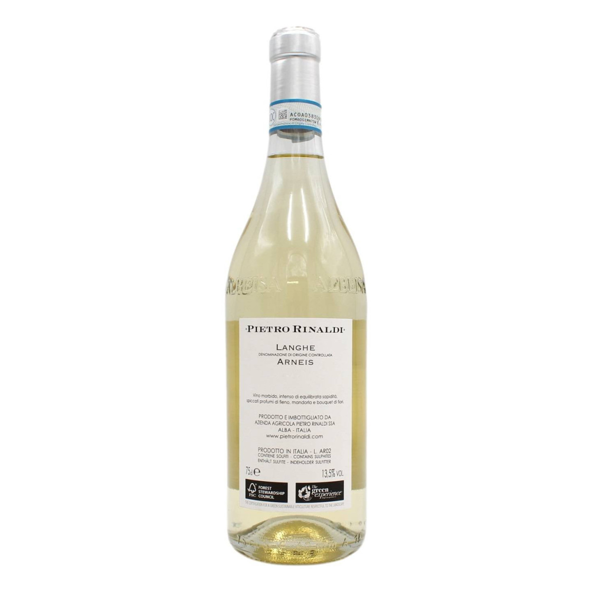 Pietro Rinaldi Hortensia Arneis Langhe DOC 750 Ml – Drogheria Olimpia