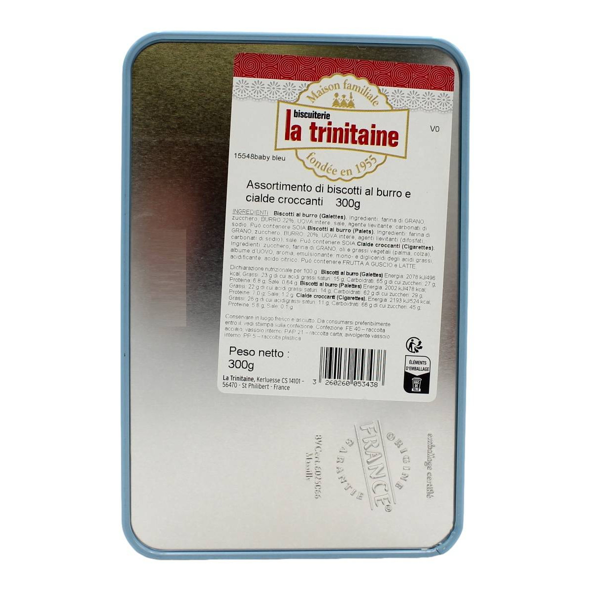 La Trinitaine Assortimento Di Biscotti Al Burro E Cialde Croccanti ...