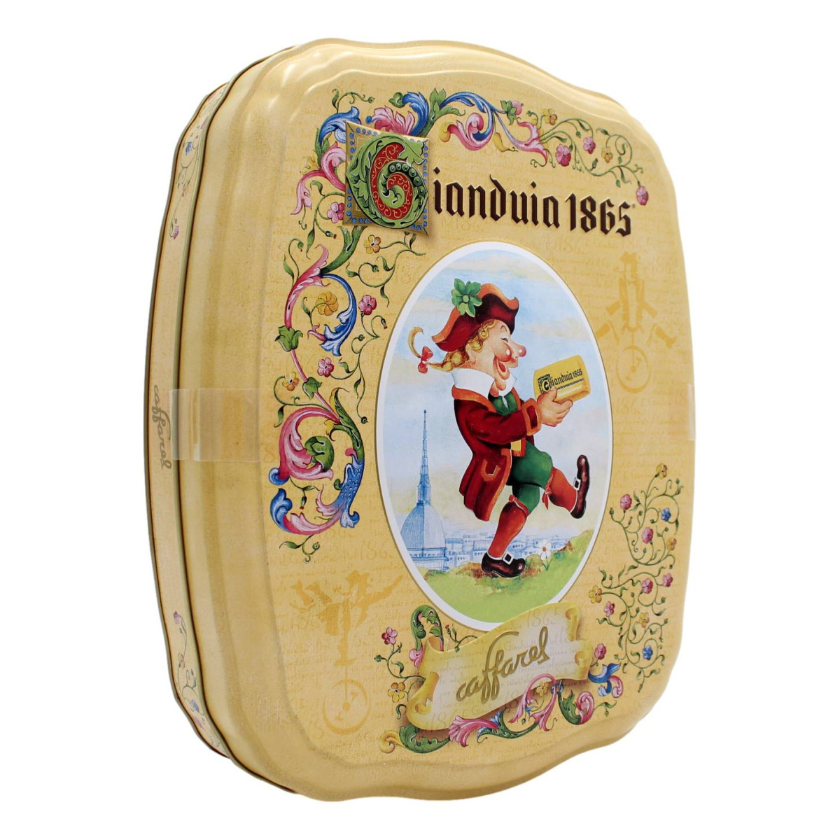 Caffarel Scatola In Metallo Con Cioccolatini Al Latte E Gianduja 405 Gr