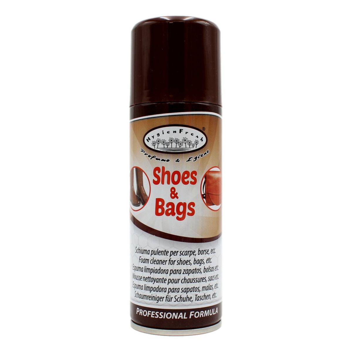 Hygien Fresh Shoes & Bags Schiuma Pulente Per Pelle 200 Ml