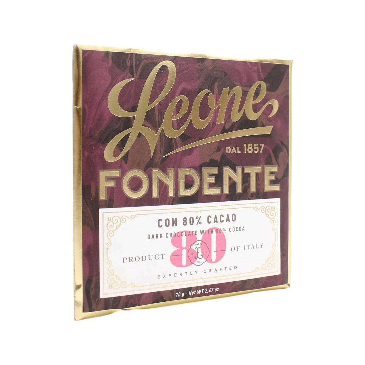 Leone Tavoletta Fondente Con 80% Cacao 70 Gr – Shop Online